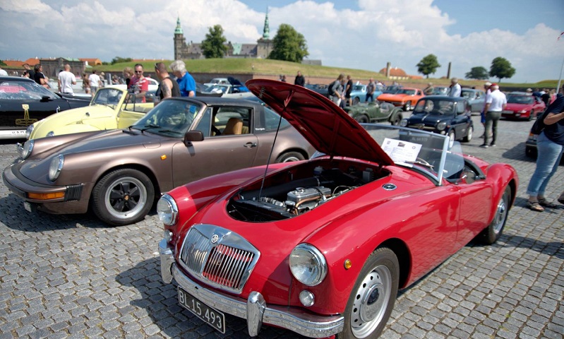 Klassiske biler på Kulturhavnen - Helsingor Havne